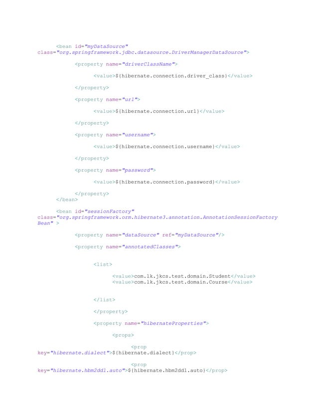 Pom configuration java xml | DOCX