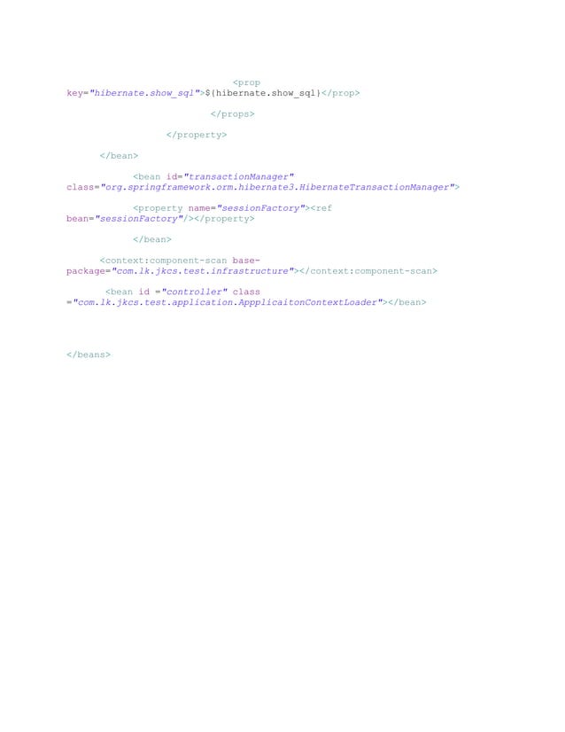 Pom configuration java xml | DOCX