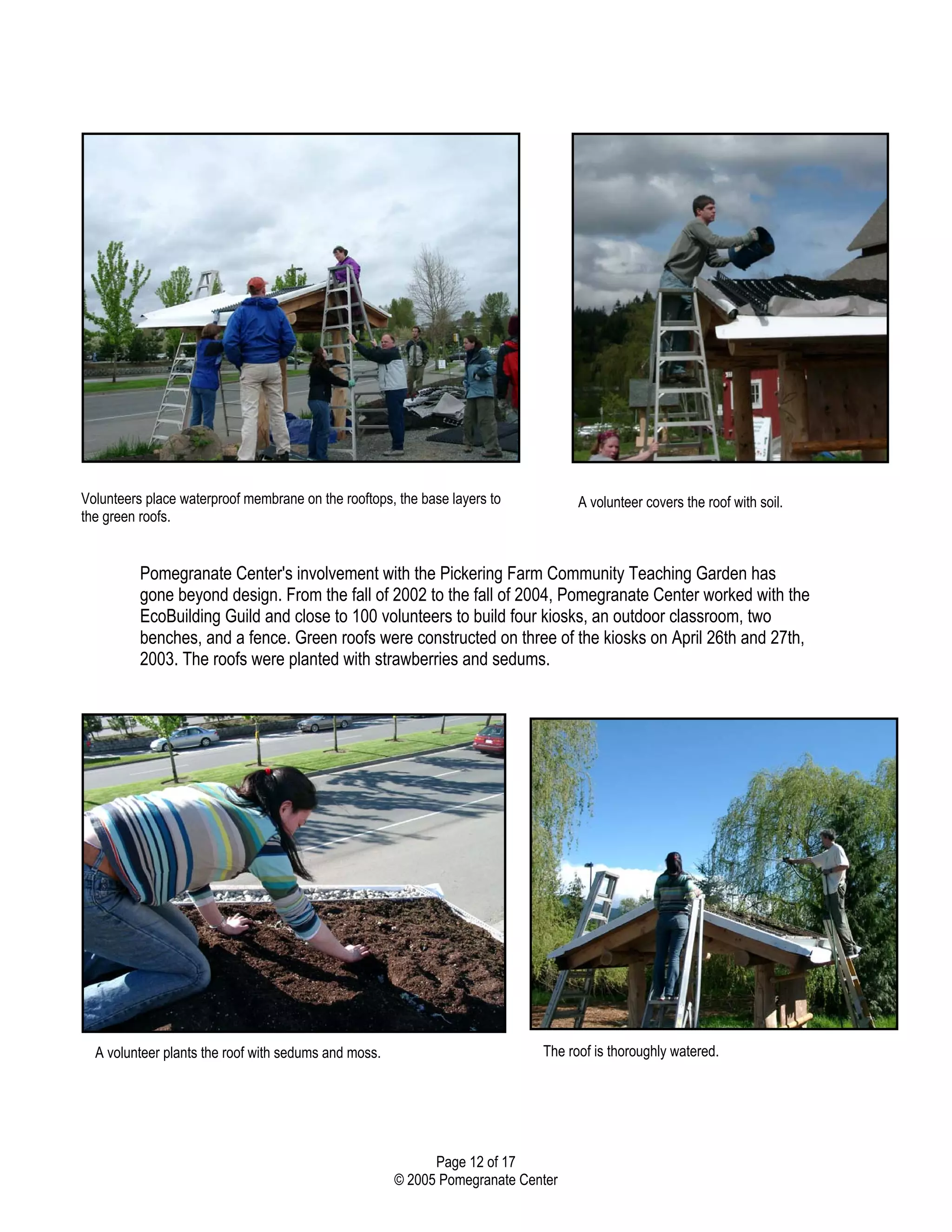 Pomegranate Center Green Roof Manual | PDF