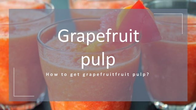 Pomegranate passionfruit prickly pear pulp separator from bway | PPT