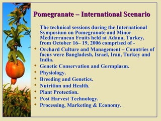 Pomegranate - Global Scenario | PPT