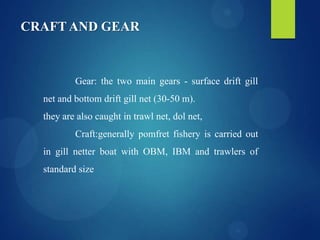 INDIAN POMFRET FISHERIES | PPTX