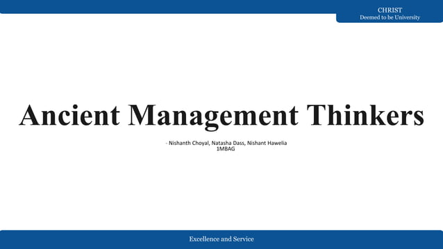ancient management thinkers.pptx