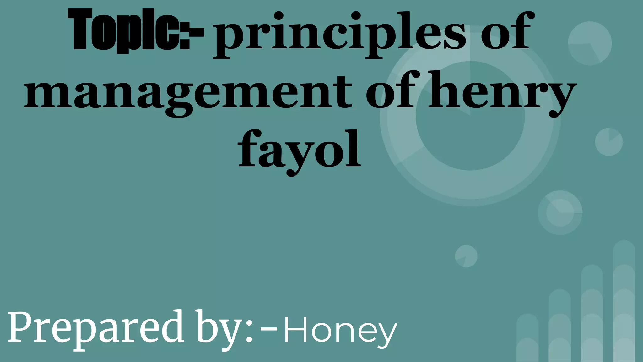 Principles of management by Henry fayol- standard-12th | PDF