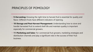 Pomology, Horticulture Plant Sciences.pptx