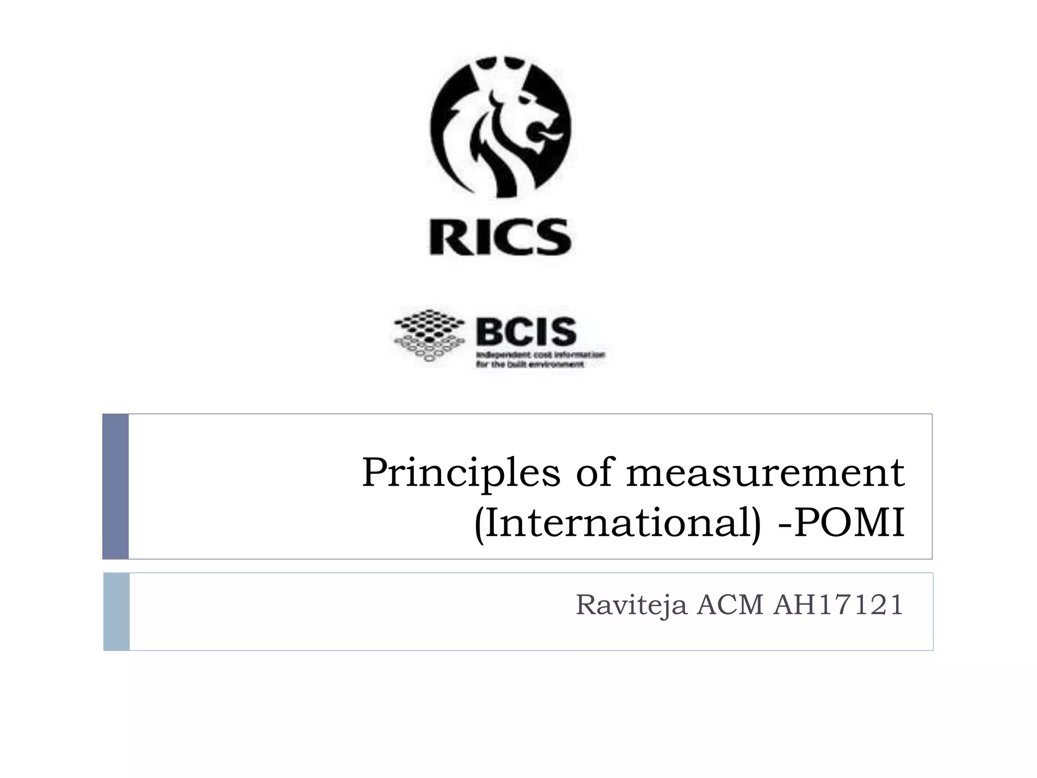 Principles Of Measurement International | PPTX
