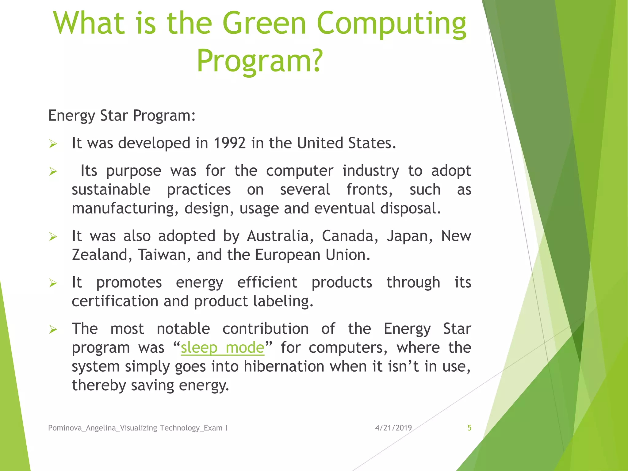 Pominova Angelina visualizing technology_Green Computing | PPTX ...