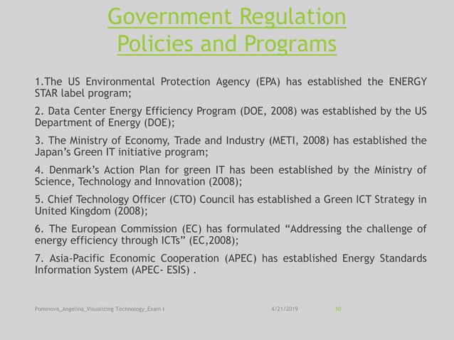 Pominova Angelina visualizing technology_Green Computing | PPTX ...