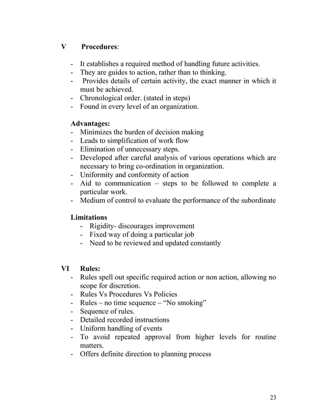 PRINCIPLES OF MANAGEMENT lecture notes | DOC | Business Administration ...