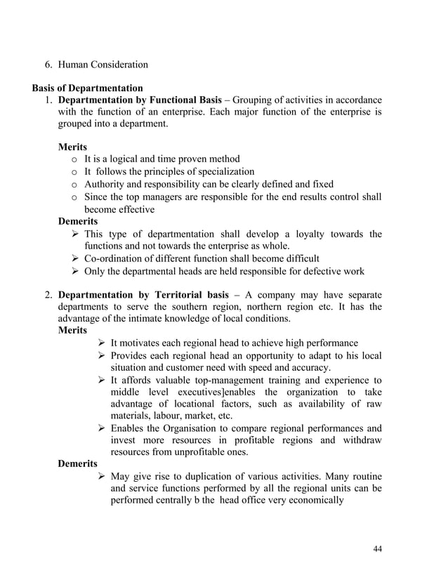 PRINCIPLES OF MANAGEMENT lecture notes | DOC | Business Administration ...