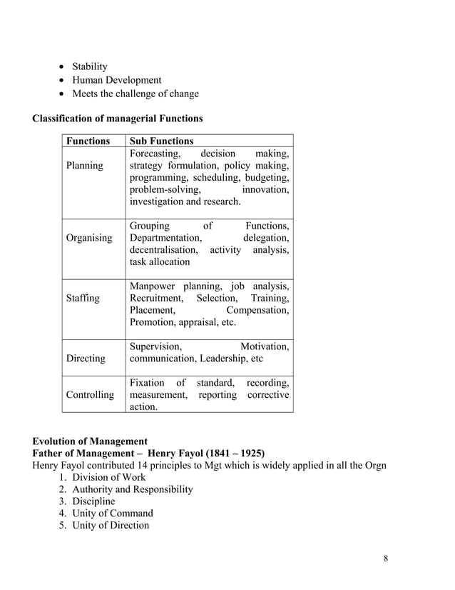PRINCIPLES OF MANAGEMENT lecture notes | DOC | Business Administration ...