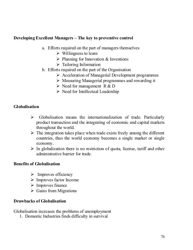 PRINCIPLES OF MANAGEMENT lecture notes