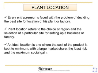 facility location and planning layout | PPTX