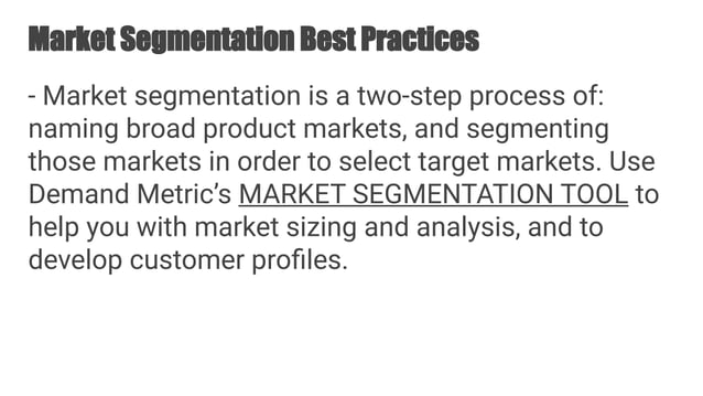 POM_Module 8_Market Segmentation and Positioning | PPT