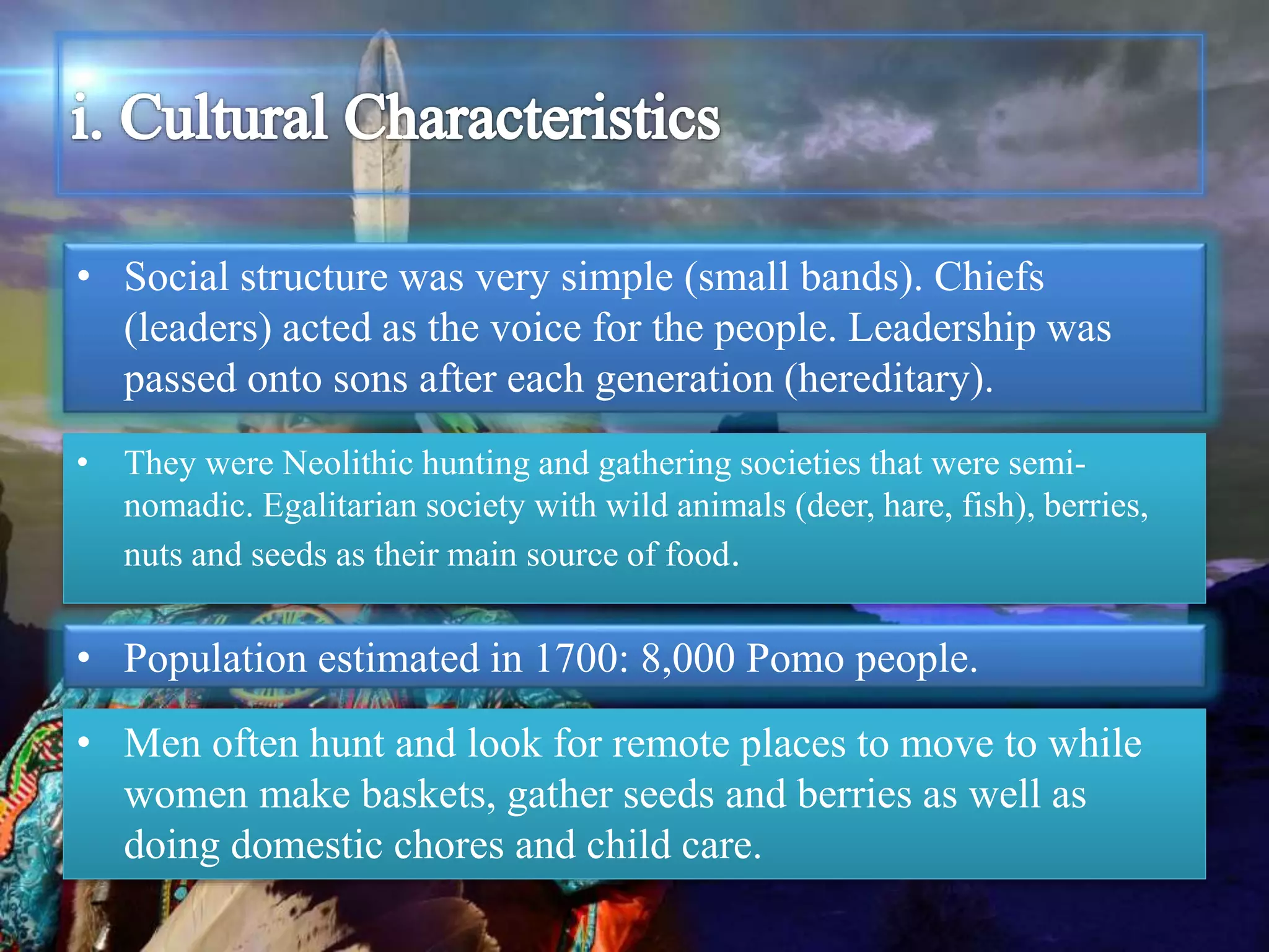 Native American People: Pomo Indian Tribe | PPTX