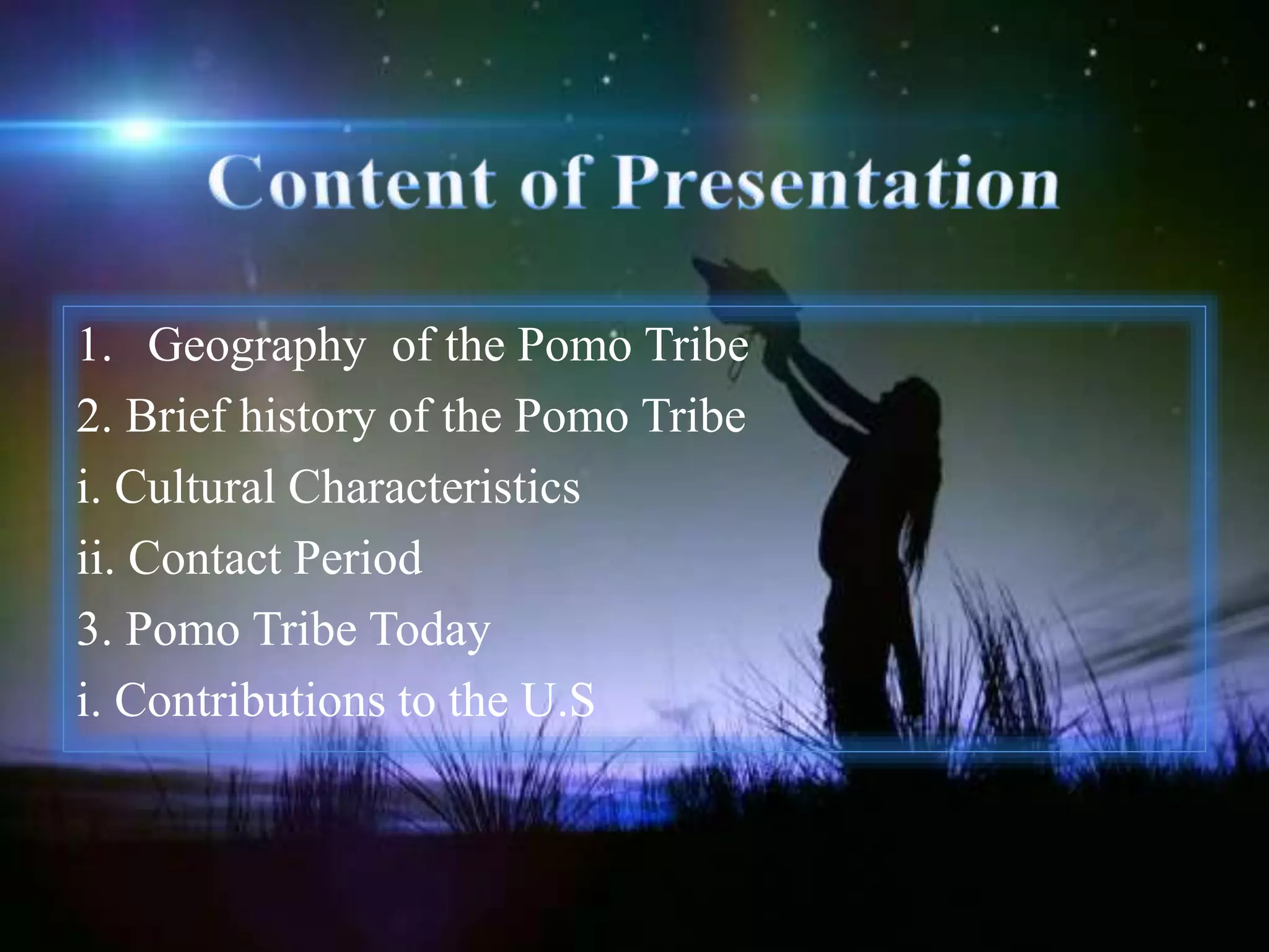 Native American People: Pomo Indian Tribe | PPTX