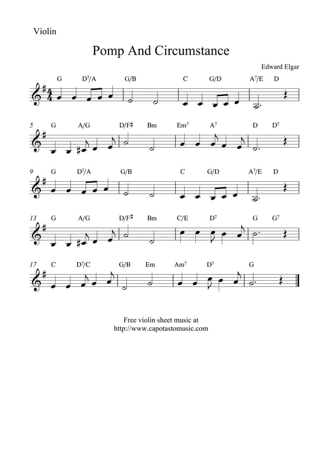 Pomp and-circumstance | PDF