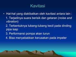 pembahasan jenis - jenis pompa pada jurusan teknik mekanik industri | PPT