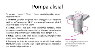 Pompa aksial (axial pump) 1 | PPTX