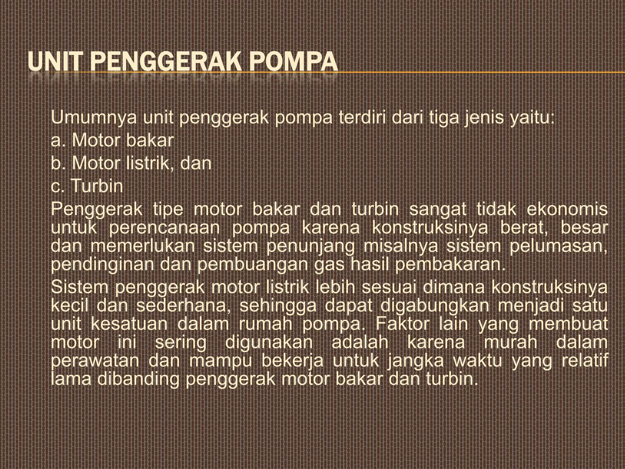 Pompa mesin fluida ajar | PPTX