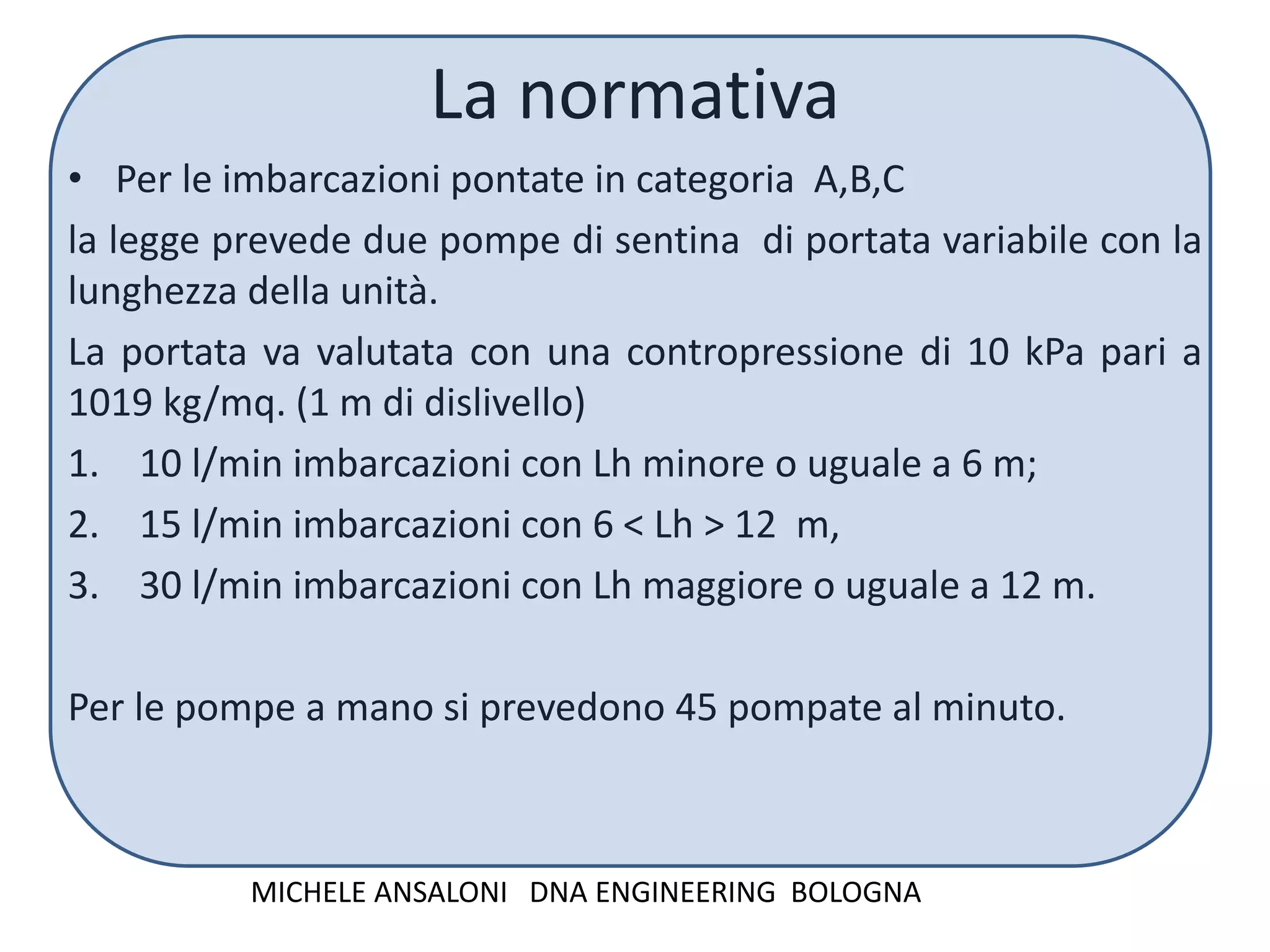 Pompe di sentina | PPTX
