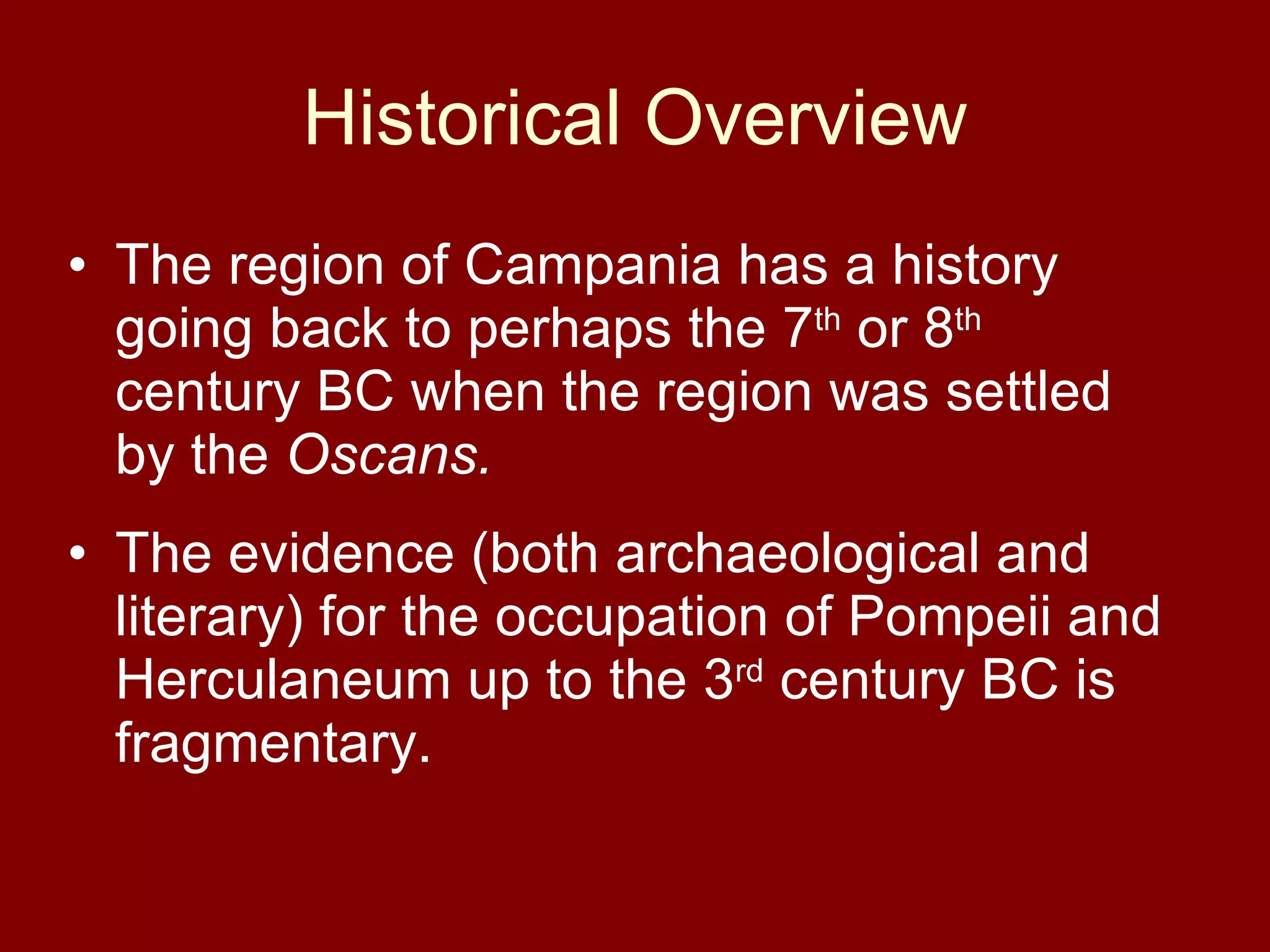 Pompeii Part 1: Background | PPT