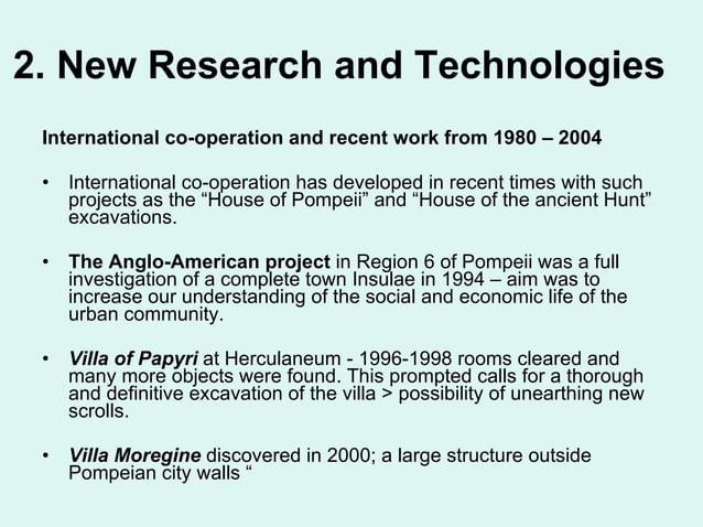 Pompeii Part 5: Investigating the past | PPT
