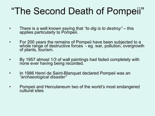 Pompeii Part 5: Investigating the past | PPT