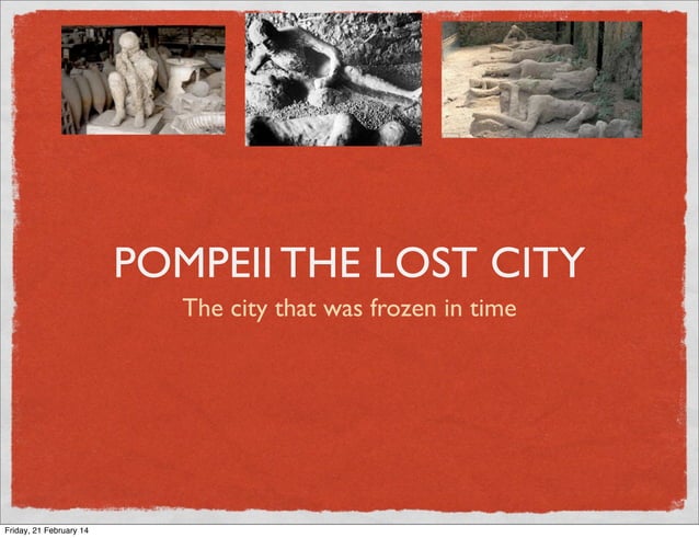 Pompeii the lost city | PDF