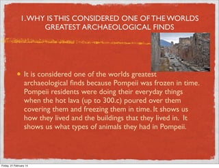 Pompeii the lost city | PDF