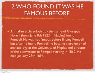 Pompeii the lost city | PDF