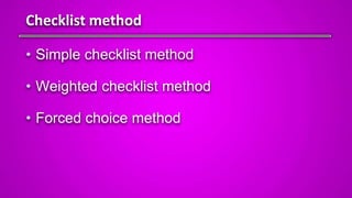 Principles of Management - Performance Appraisal methods | PPSX