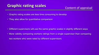 Principles of Management - Performance Appraisal methods | PPSX