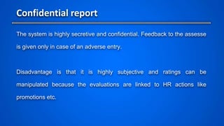 Principles of Management - Performance Appraisal methods | PPSX