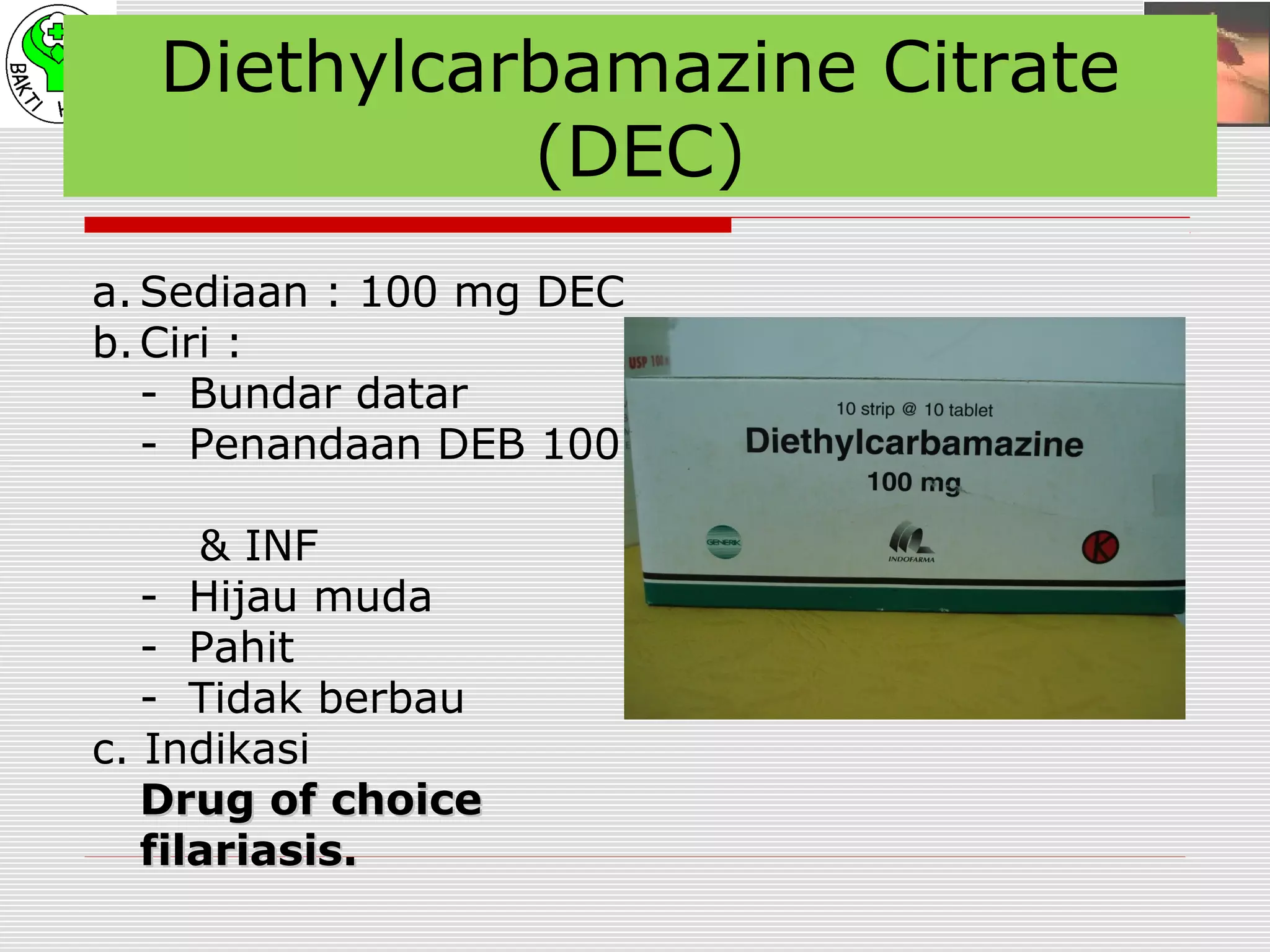 Pemberian Obat Massal Pencegahan (POMP) Filariasis | PPT