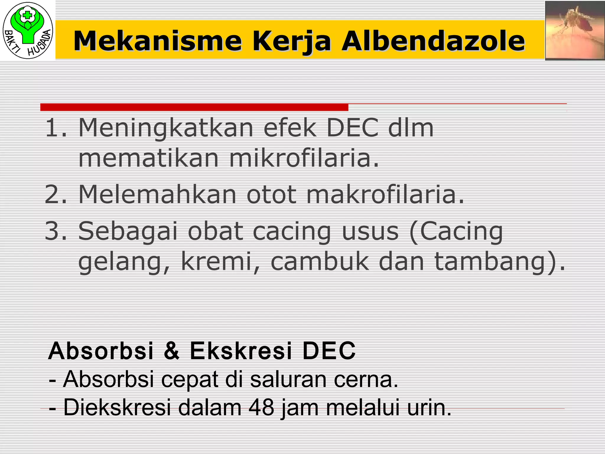 Pemberian Obat Massal Pencegahan (POMP) Filariasis | PPT