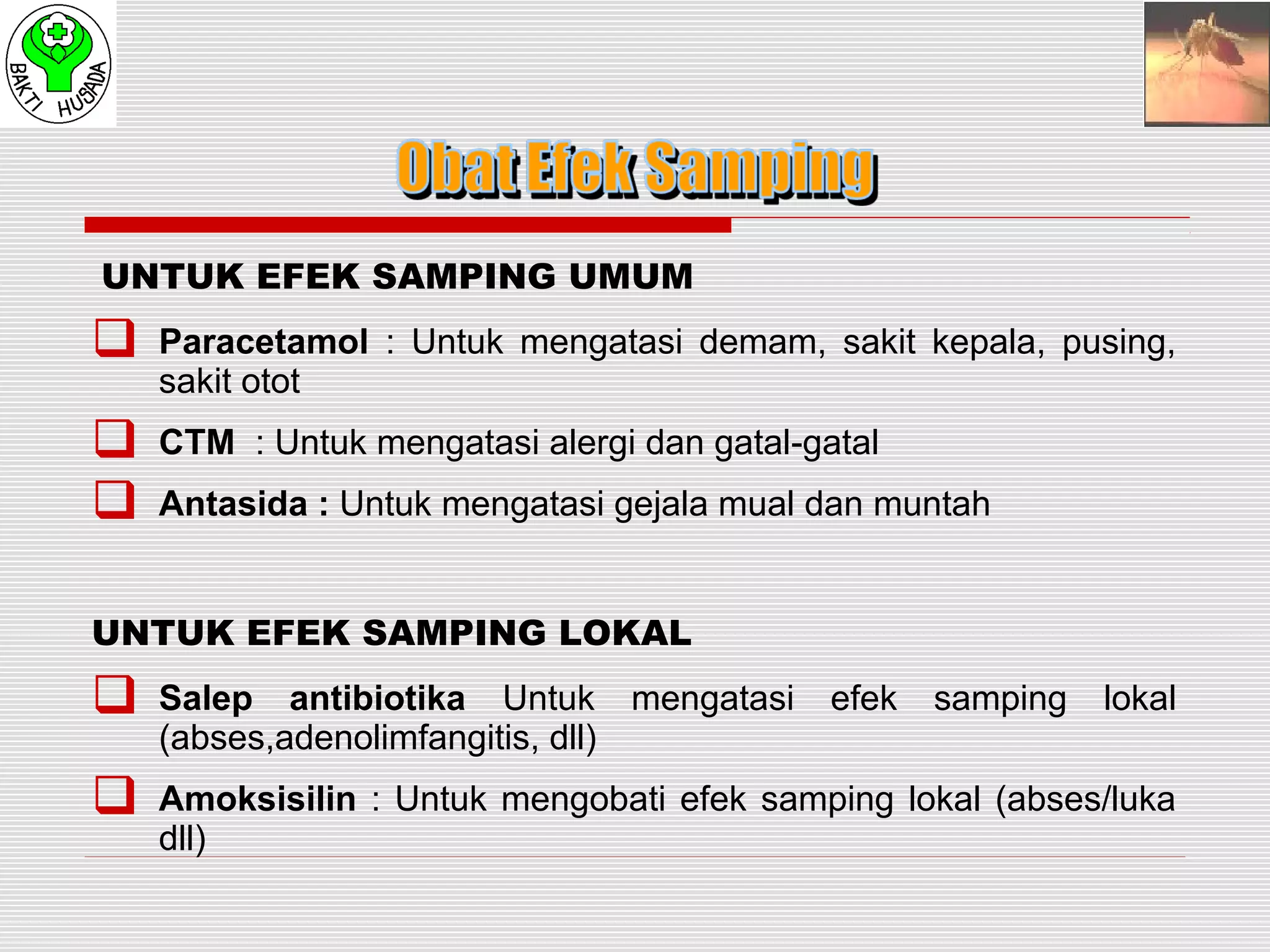 Pemberian Obat Massal Pencegahan (POMP) Filariasis | PPT