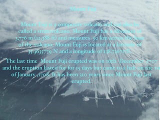 Mount Fuji | KEY