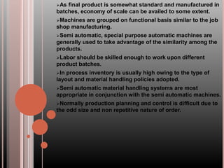 Batch Production System | PPTX