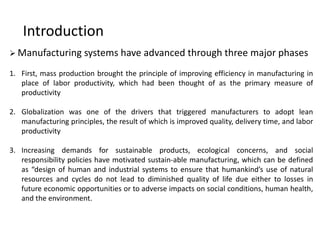 Manufacturing through system dynamic | PPT