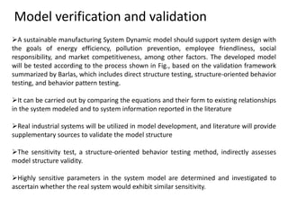 Manufacturing through system dynamic | PPT