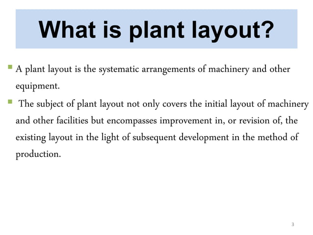 plant layout PPT - FACTORS, OBJECTIVES, ADVANTAGES | PPTX ...