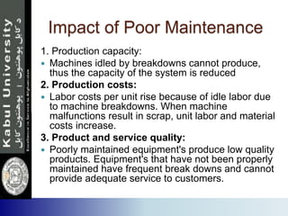 Maintenance Management (presentation) | PPTX