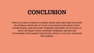 Presentation On Functions Of Management Through Swiggy's Lense . | PDF