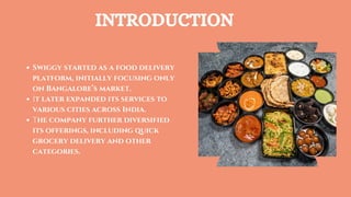Presentation On Functions Of Management Through Swiggy's Lense . | PDF