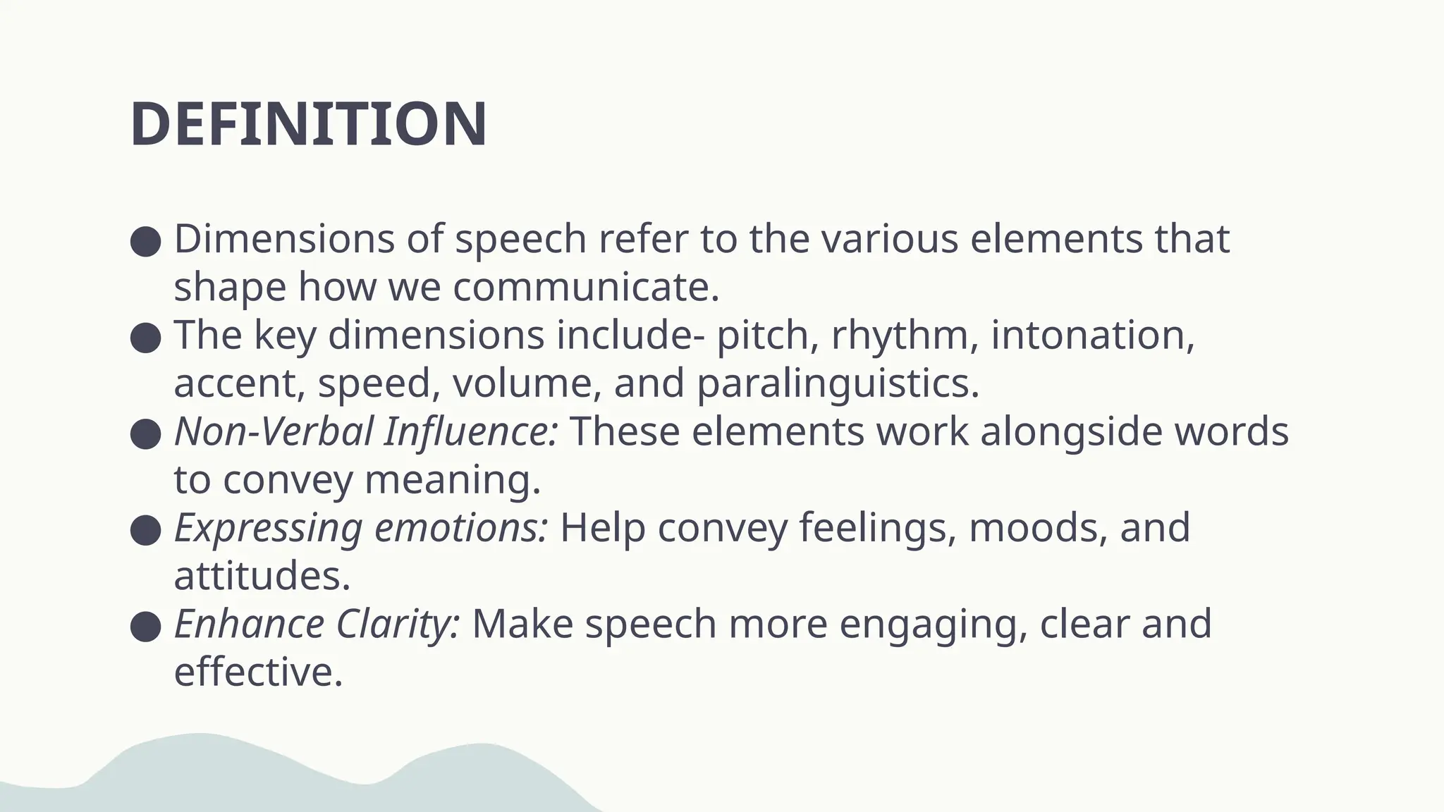 POM presentation on dimensions of speech.pptx
