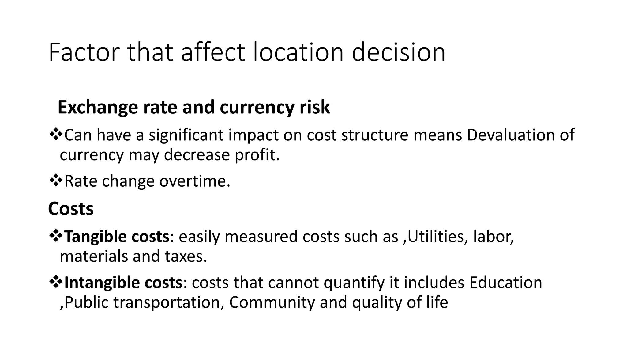 Factor affecting business location decisions | PPTX
