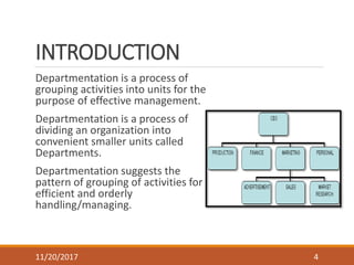 Departmentation | PPTX