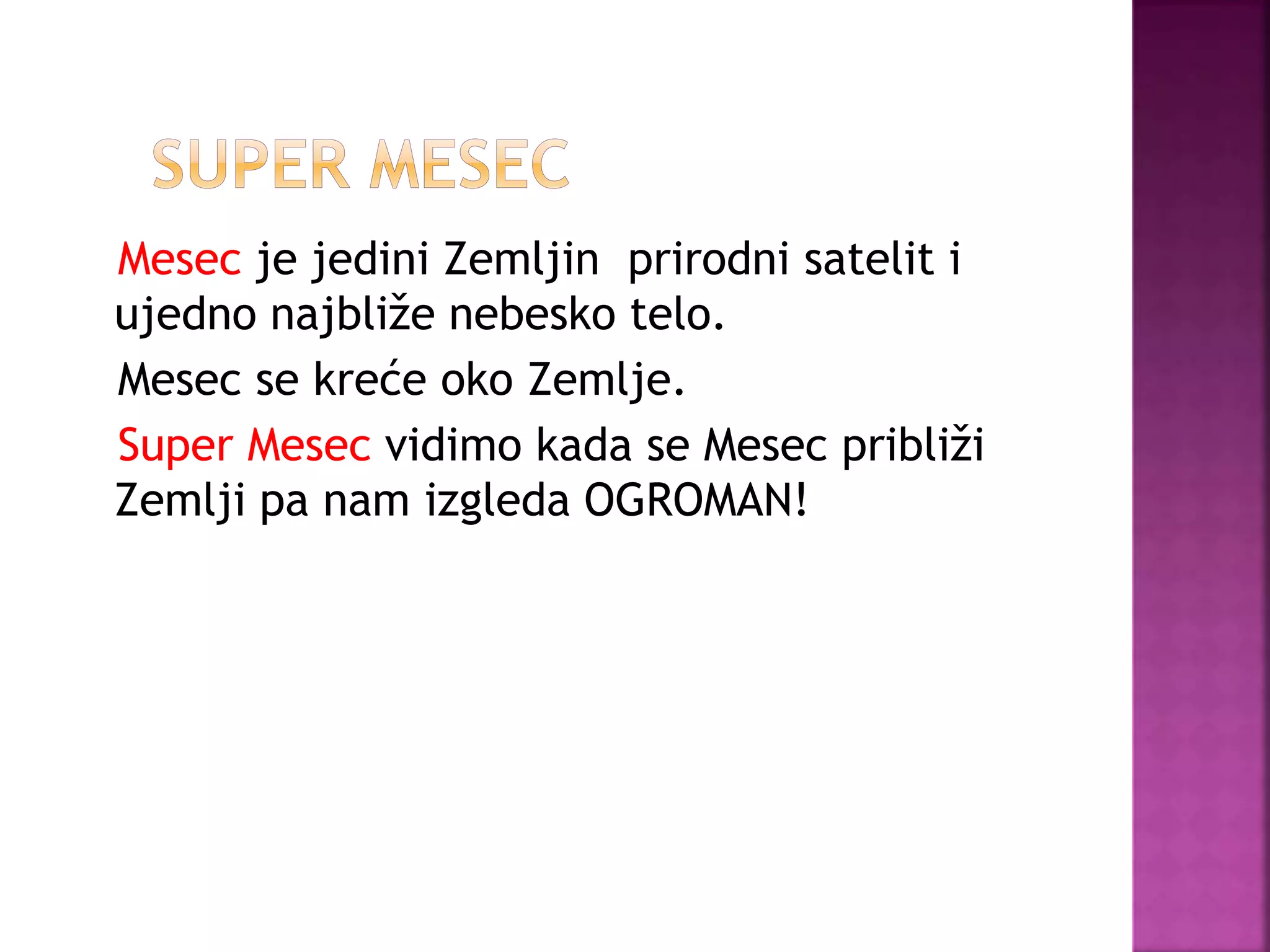 Pomračenje sunca i super Mesec | PPTX