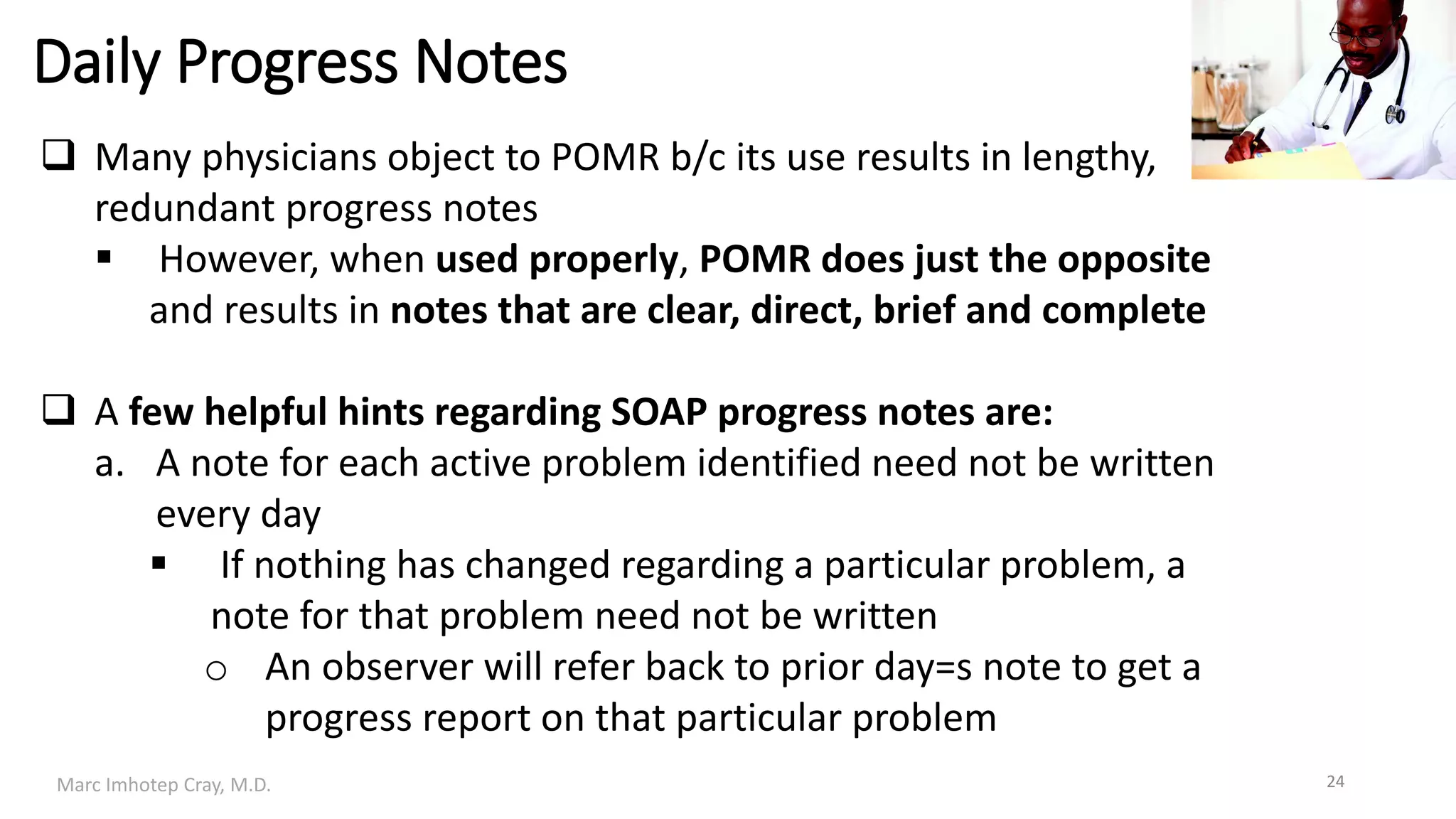 POMR and SOAP Notes | PDF